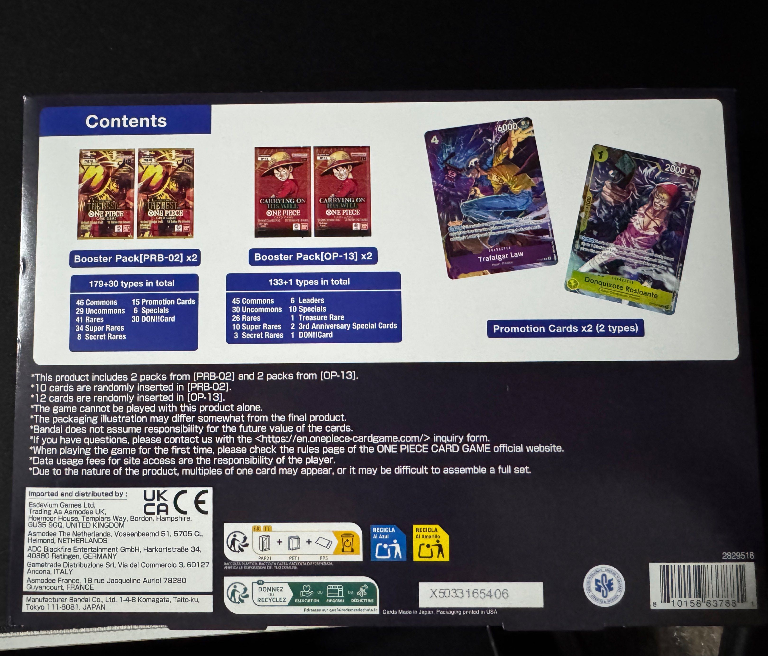 One Piece Card Game Illustration Box Vol.6, Hobbies & Toys, Toys ...