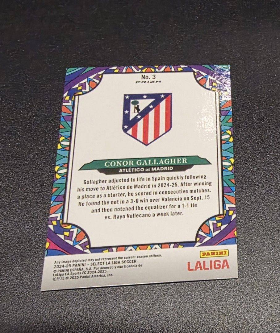 Panini Soccer Conor Gallagher Stained Glass, Hobbies & Toys, Toys ...