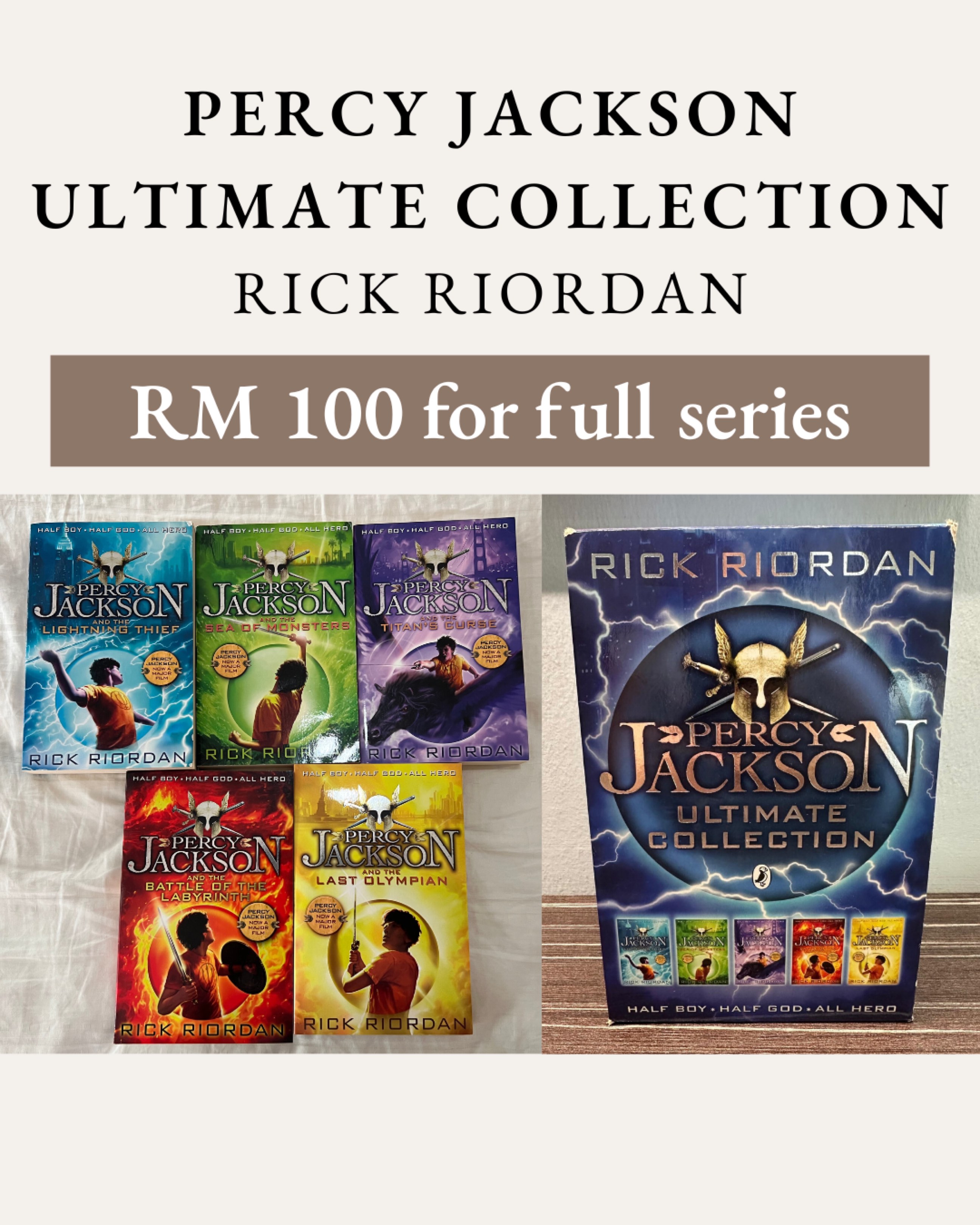 Percy Jackson Ultimate Collection by Rick Riordan, Hobbies & Toys ...
