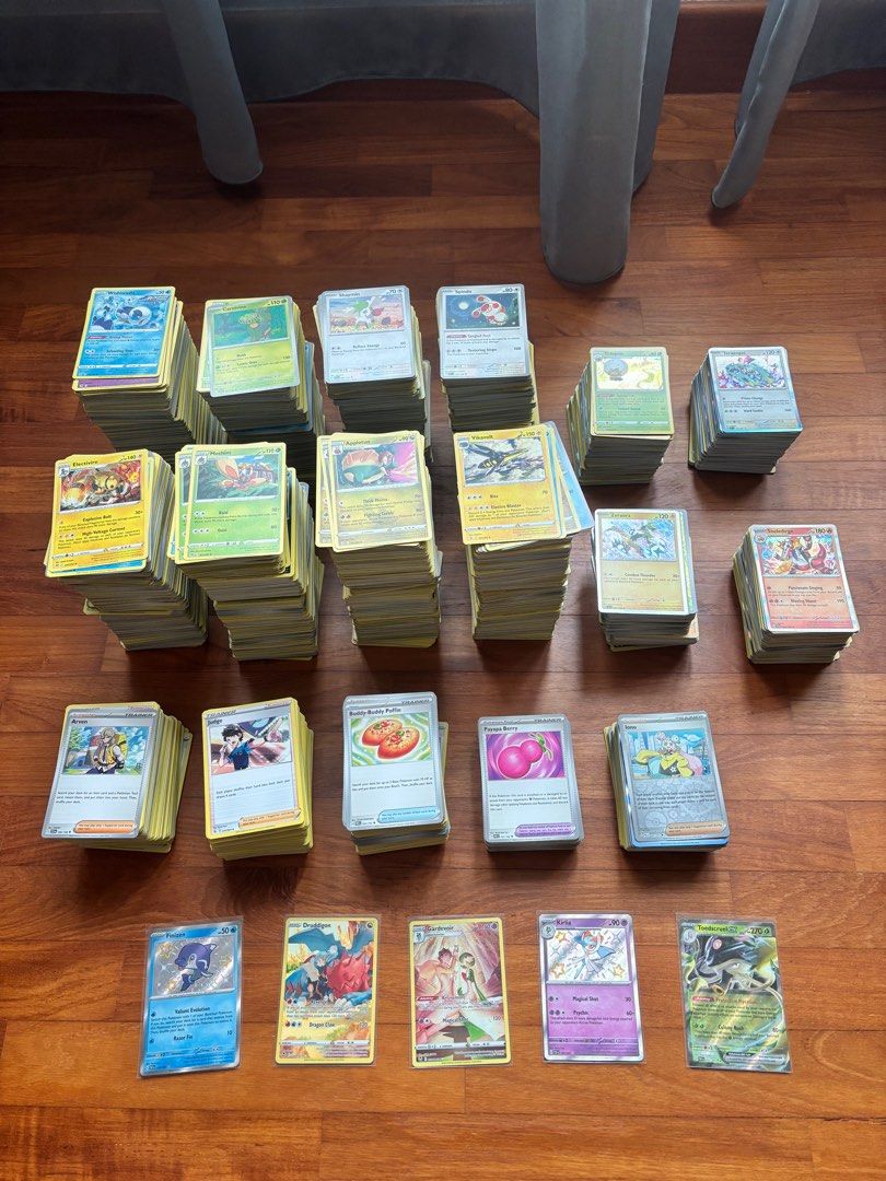 5,500 Pokemon Cards - bulk lot, Hobbies & Toys, Toys & Games on Carousell