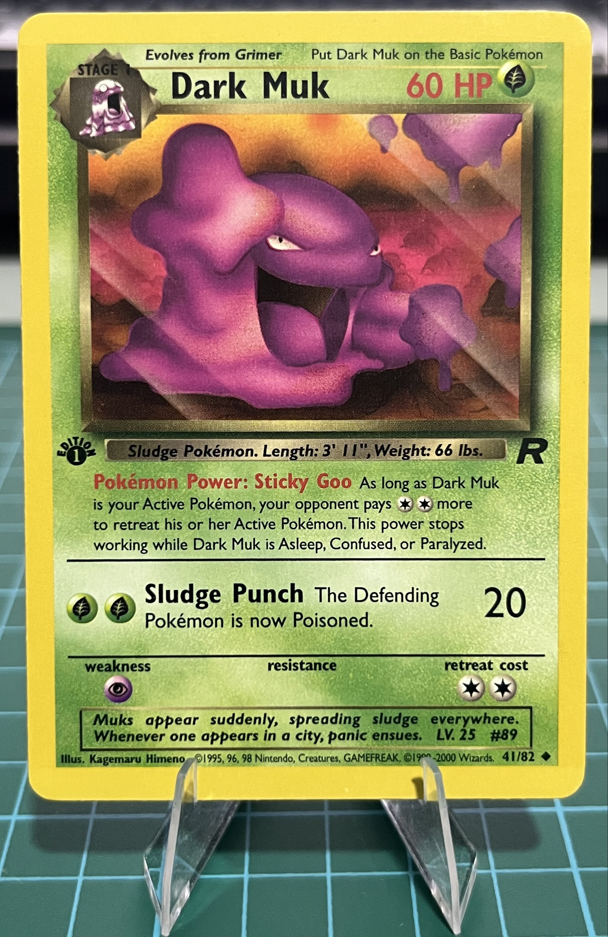 Pokemon First Edition Team Rocket - Dark Muk (41/82), Hobbies & Toys ...