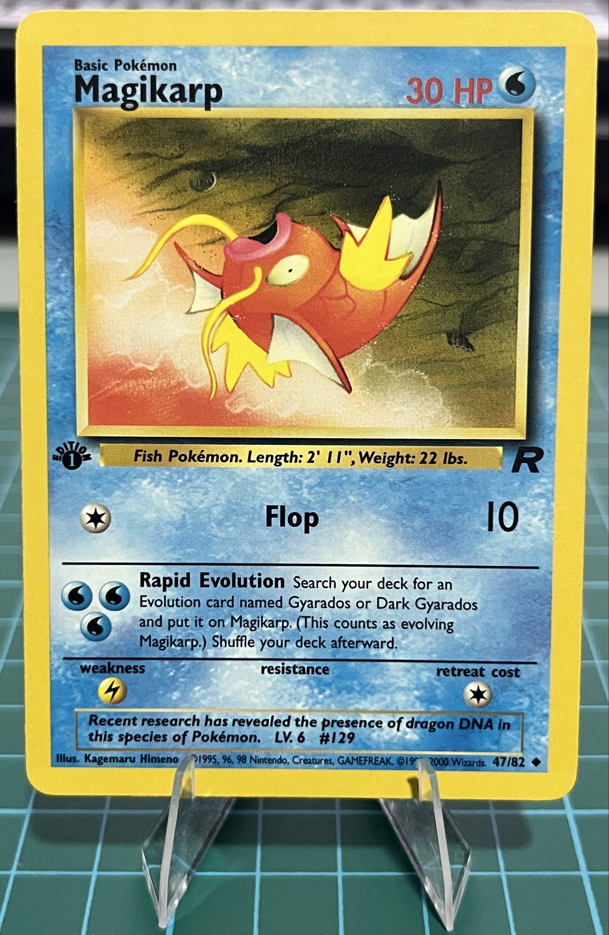 Pokemon First Edition Team Rocket - Magikarp (47/82), Hobbies & Toys ...