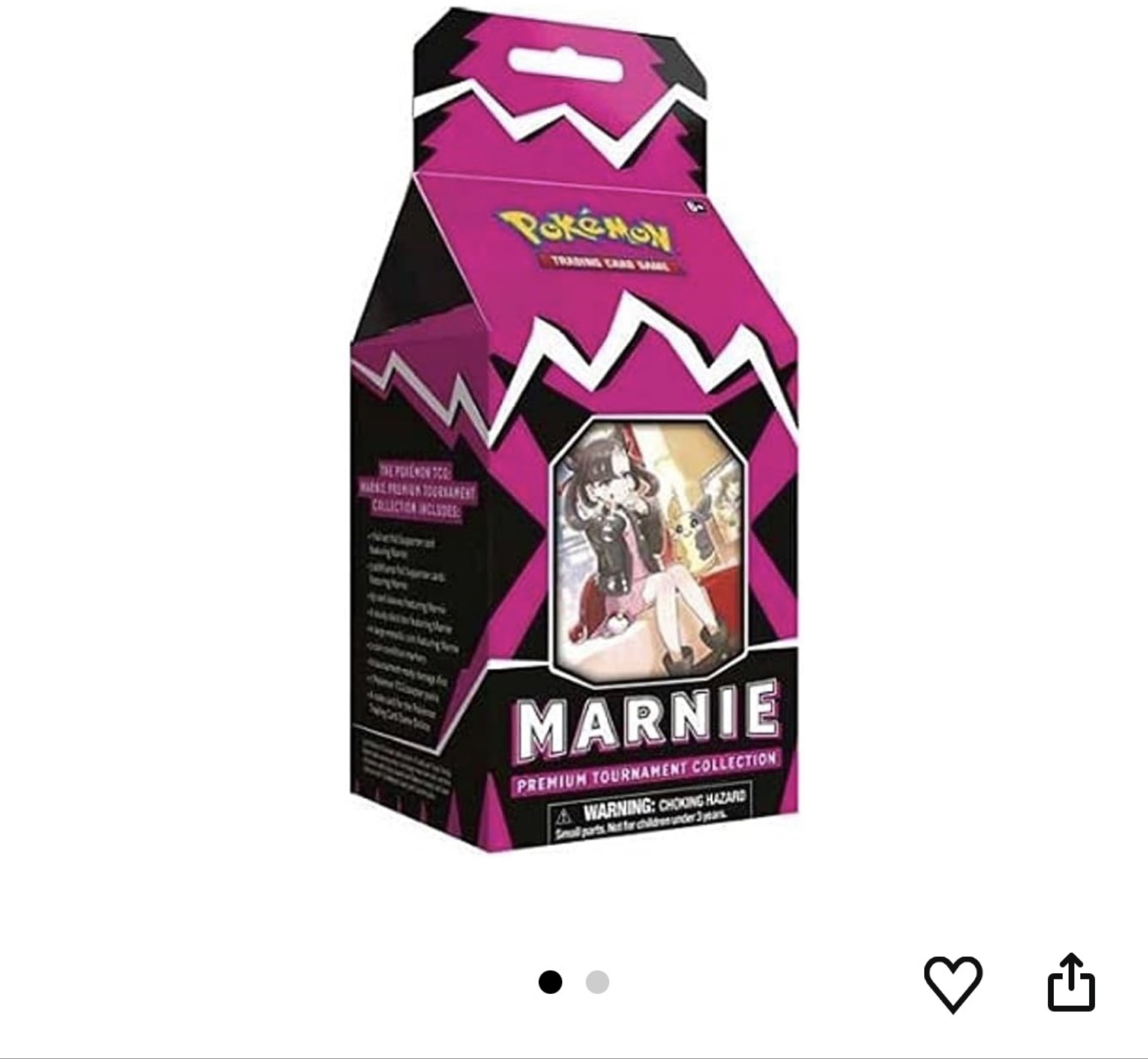 Pokemon Marnie Premium Tournament Collection box, Hobbies & Toys ...