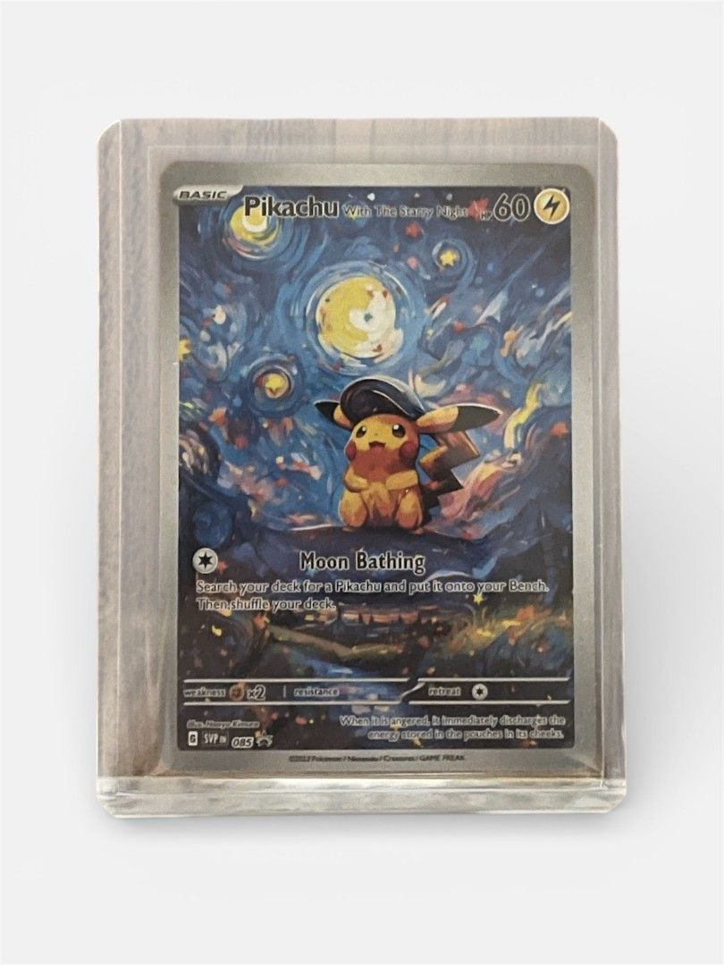 Pokemon Pikachu starry night proxy Card, Hobbies & Toys, Toys & Games ...