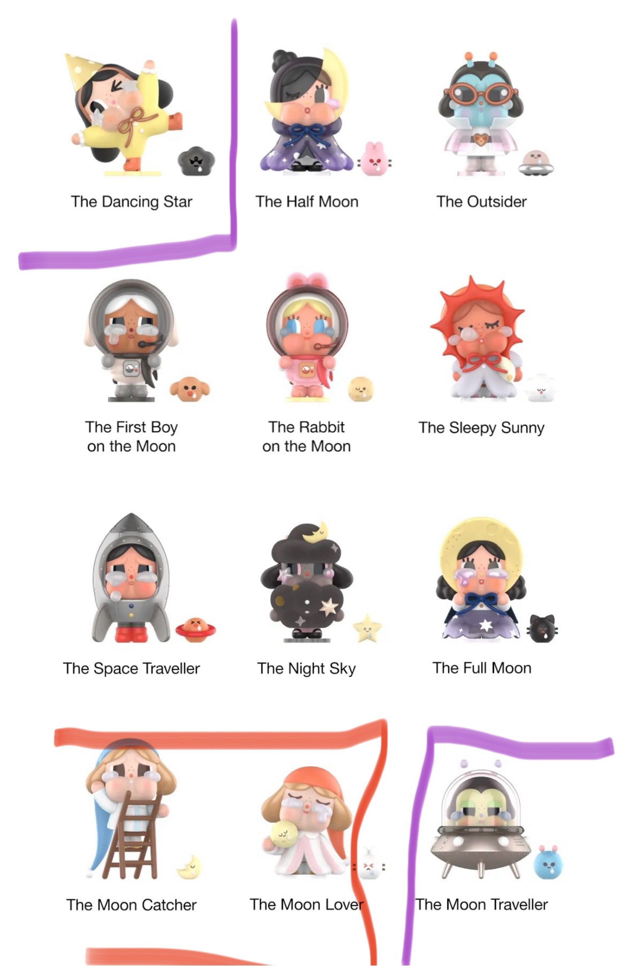 POP MART CRYBABY Crying To The Moon Series, Hobbies & Toys, Toys ...