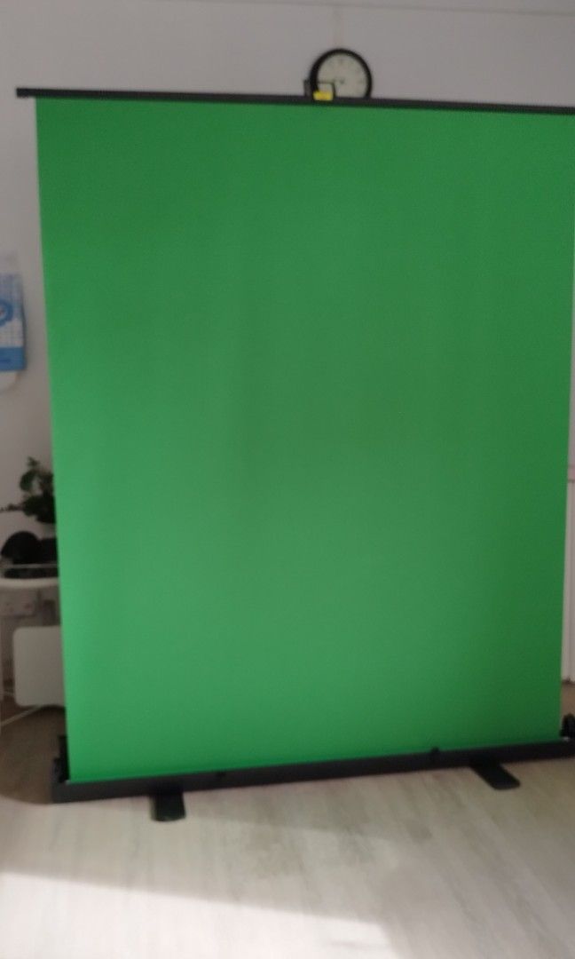Portable Pull-up Green Screen, Computers & Tech, Office & Business ...