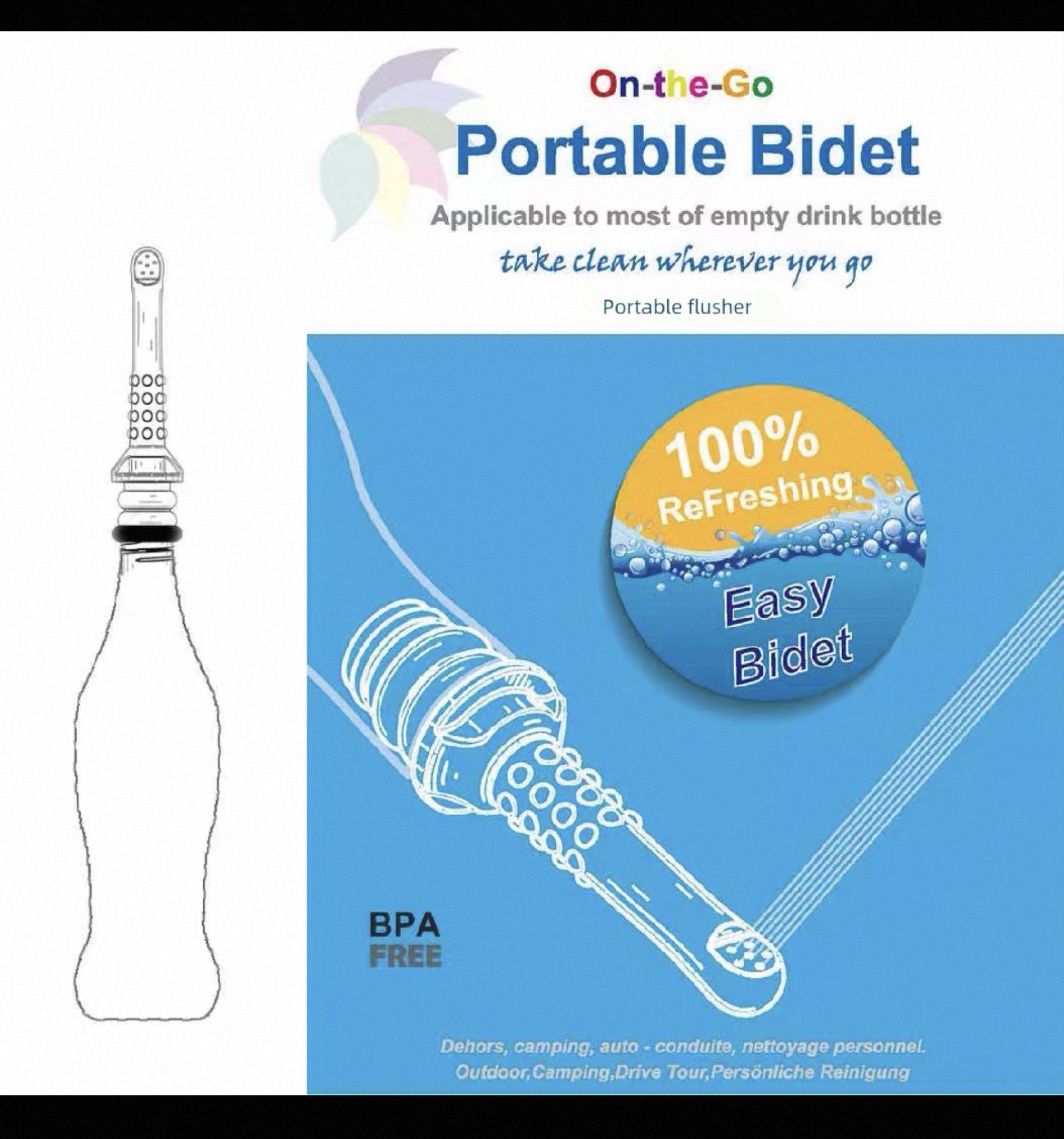 Portable Travel Bidet, Beauty & Personal Care, Sanitary Hygiene on ...