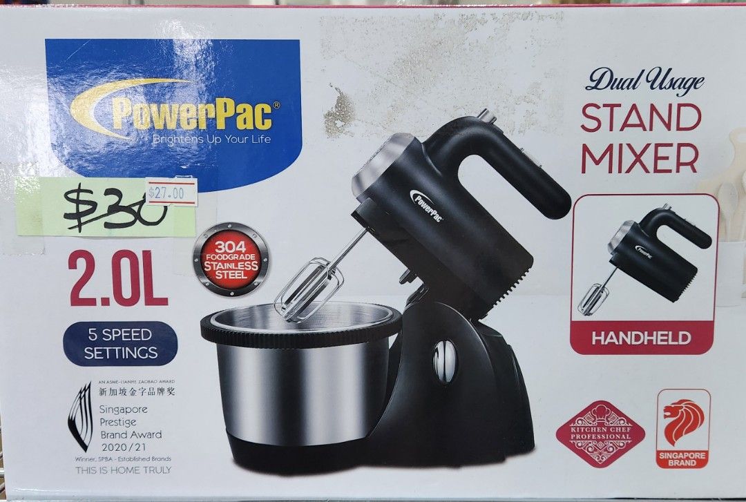 Powerpac Stand Mixer (2L), TV & Home Appliances, Kitchen Appliances ...