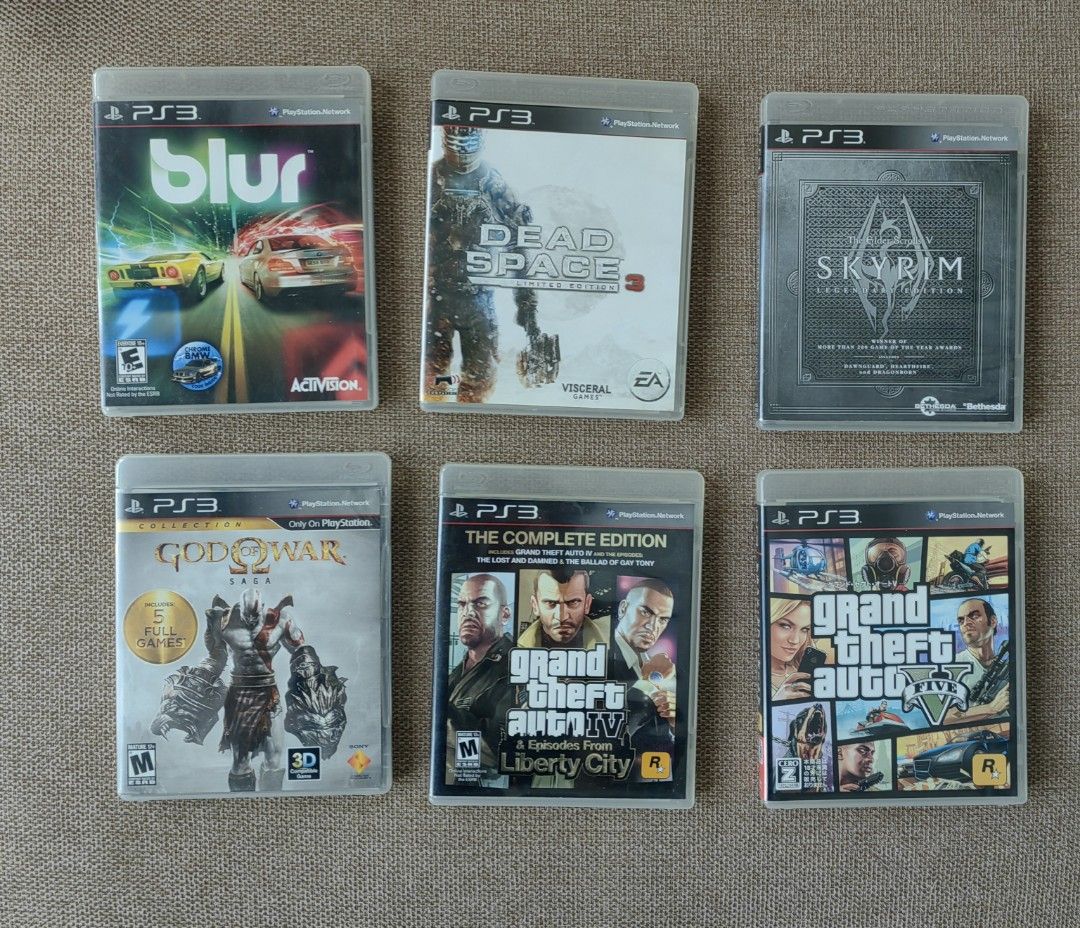 RUSH* PS3 Original Games | GTA, God of War, Uncharted, Blur, Dead Space ...