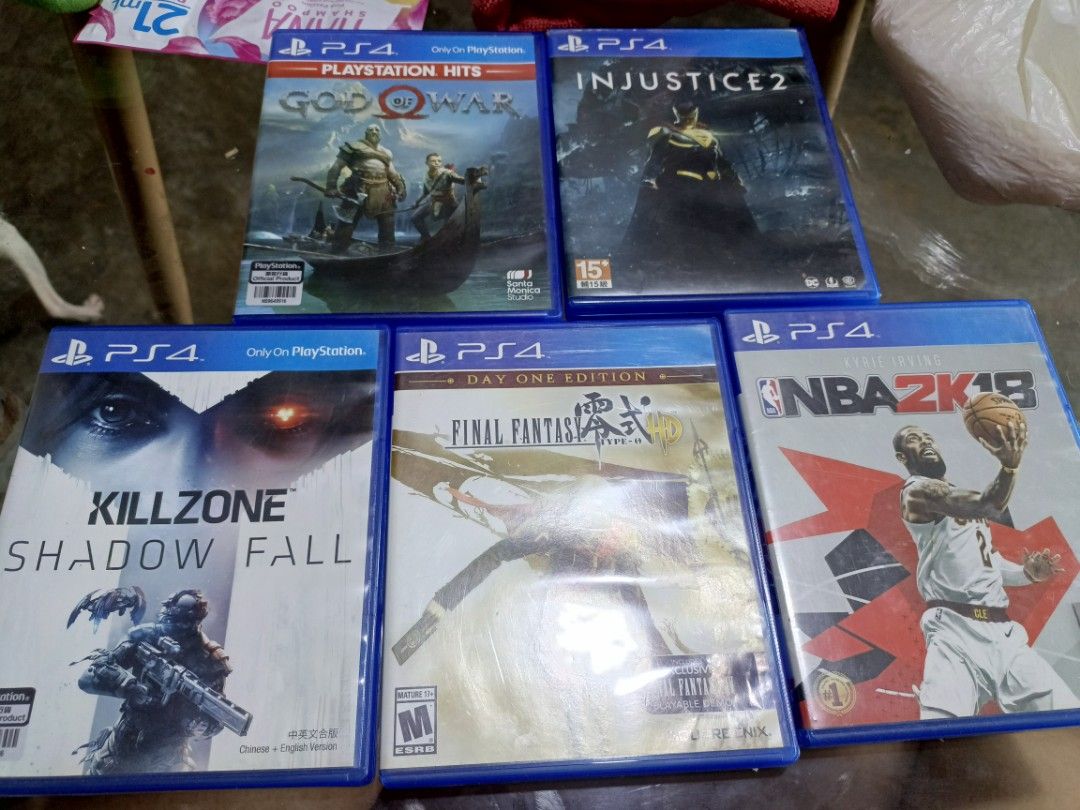 PS4 Video Games - God of War, Injustice 2, More, Video Gaming, Video ...