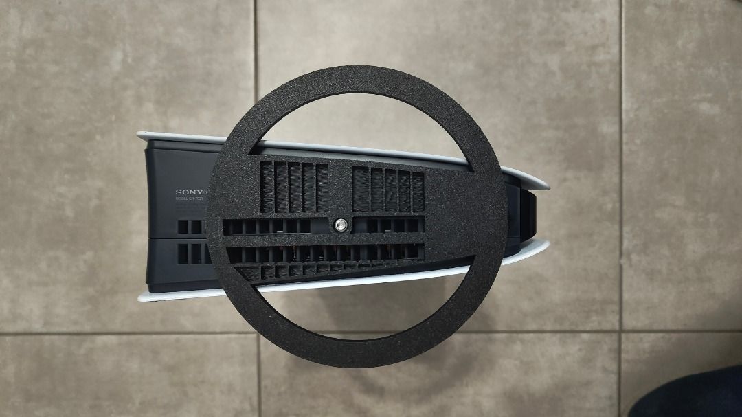 PS5Pro stand - optimized airflow- foot compartment, Video Gaming, Video ...