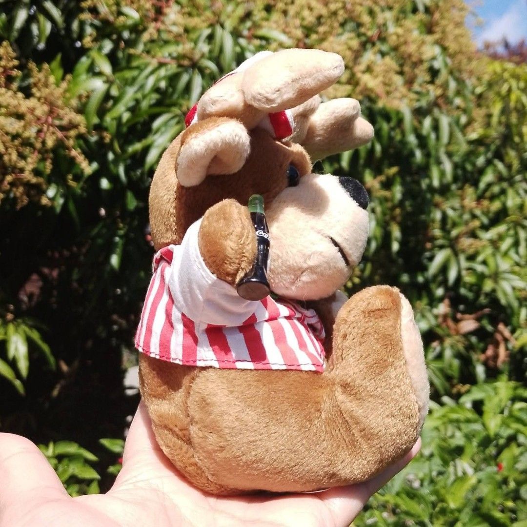 Reindeer Plush Toy Coca-Cola Bean Bag Collection, Hobbies & Toys, Toys ...