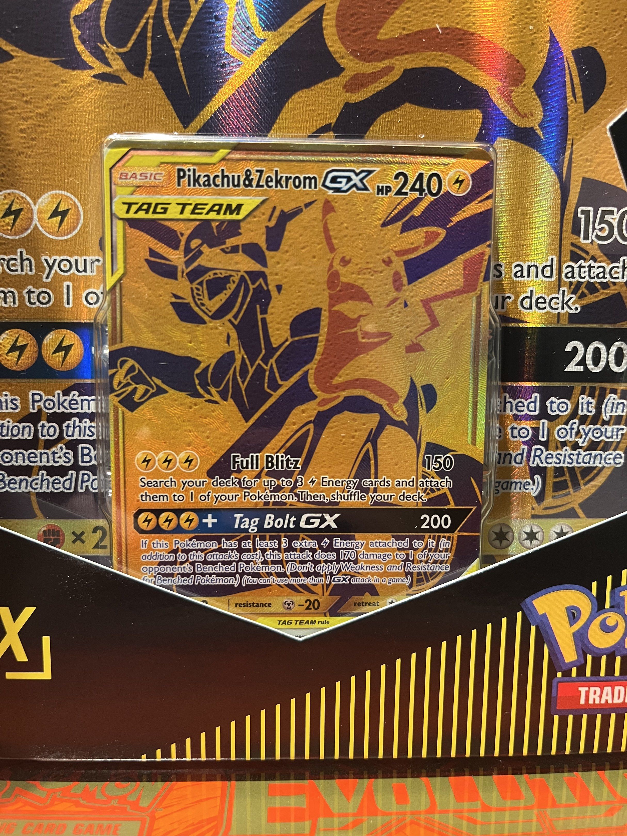 Reshiram & Charizard Pikachu & Zekrom GX Premium Collection, Hobbies ...