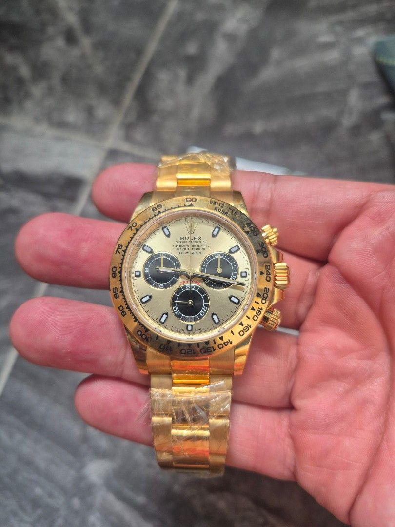 Rolex Daytona Gold Watch YML, Luxury, Watches on Carousell
