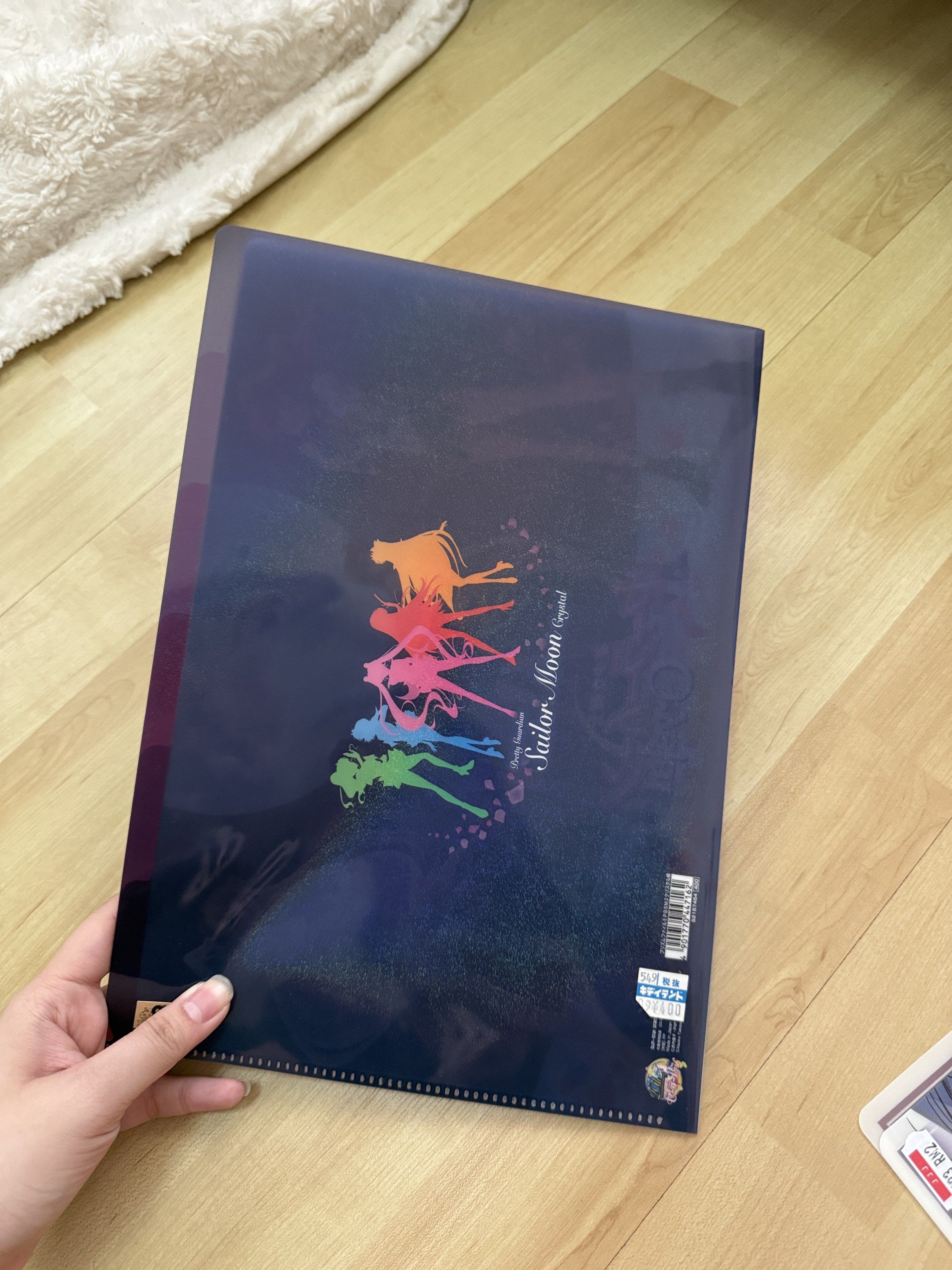 Sailor Moon Crystal Sparkly Tabbed Clearfile Folder Inner Scouts Clear ...