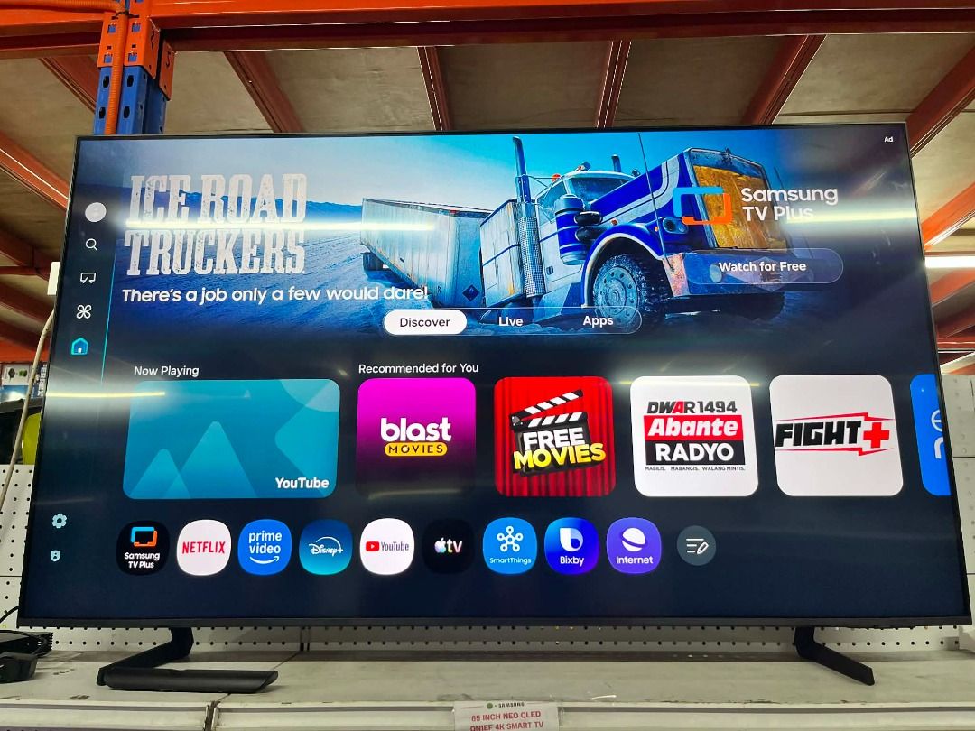 SAMSUNG 65 INCHES NEO QLED QN1EF 4K SMART TV (QA65QN1EFA), TV & Home ...