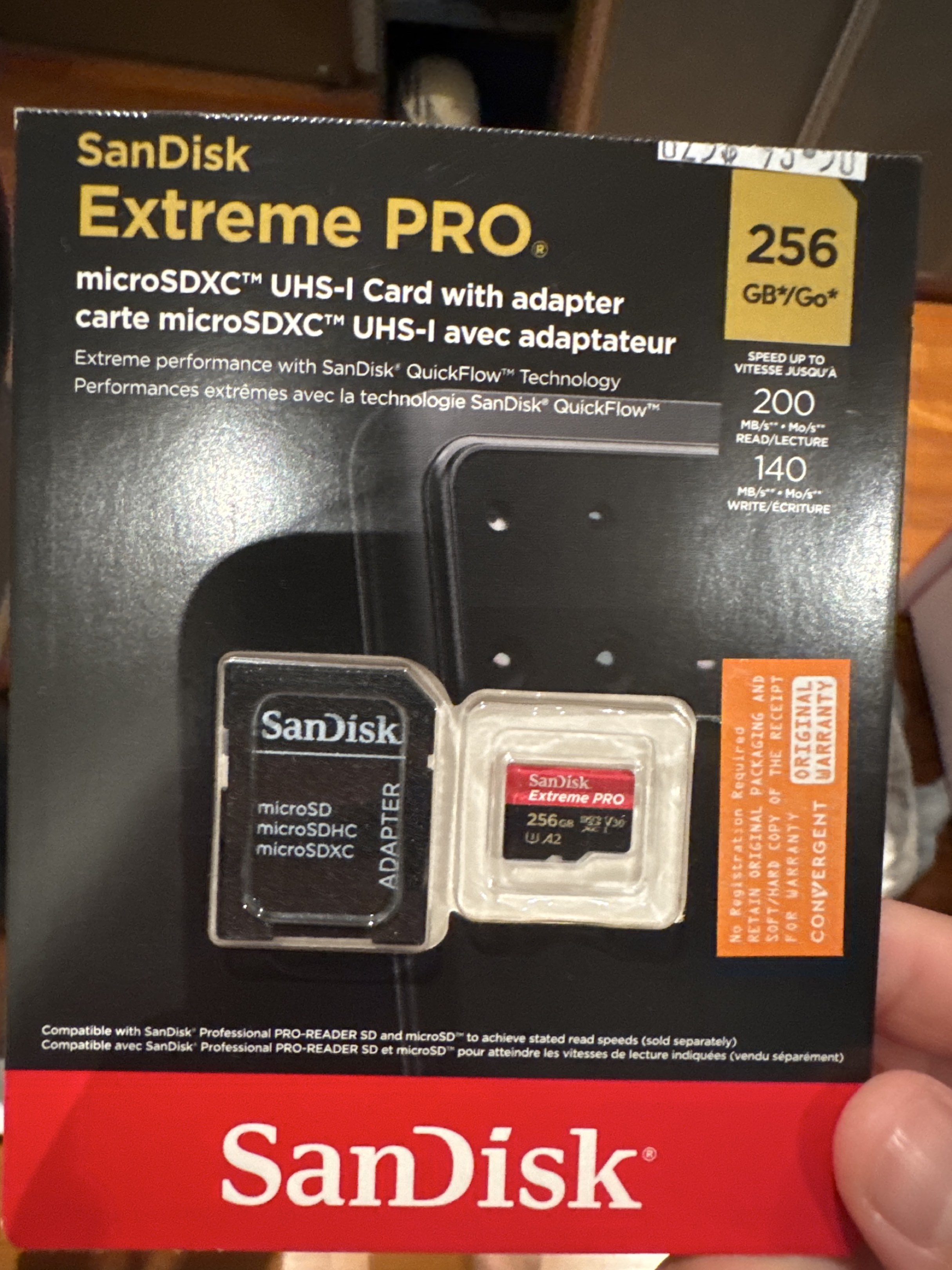 Sandisk Extreme Pro micro sd card with adapter, Mobile Phones & Gadgets ...