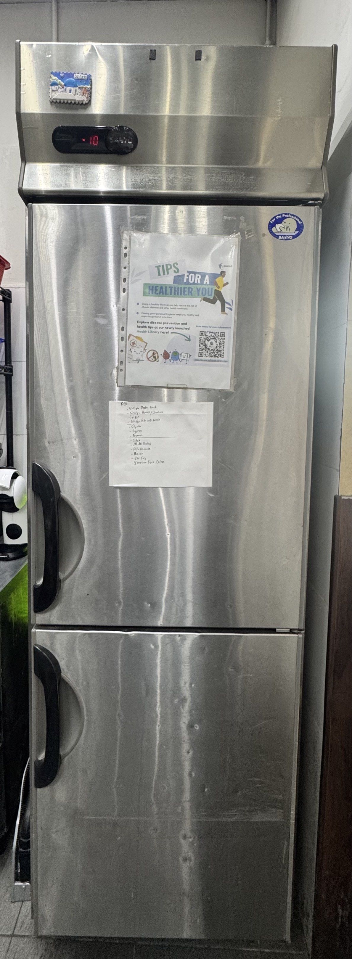 Sanyo Commercial Refrigerator - Stainless Steel, TV & Home Appliances ...