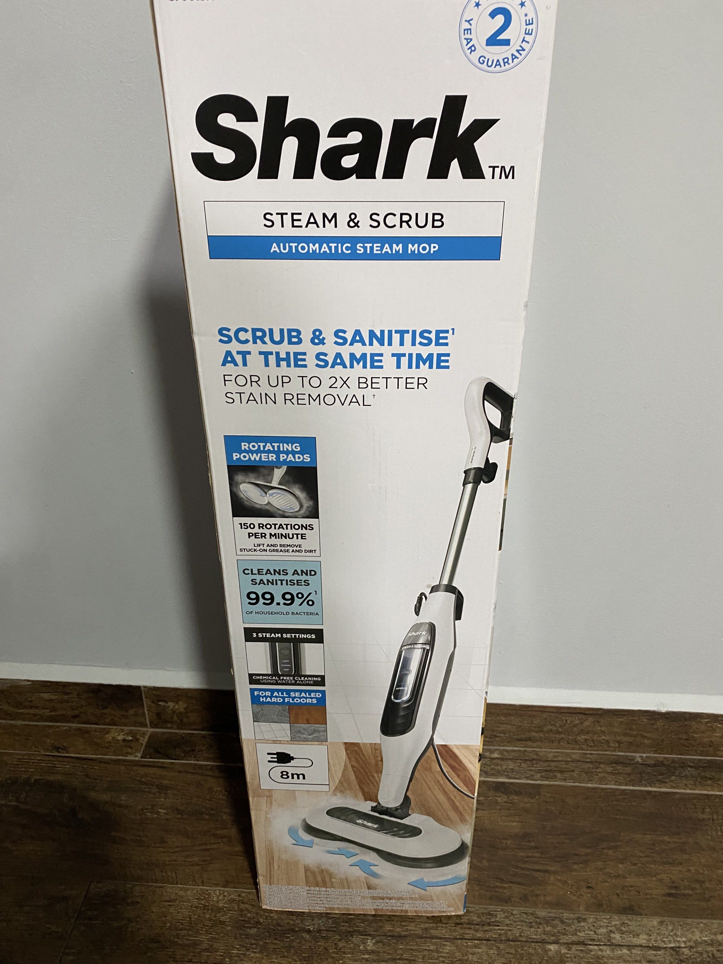 Shark Steam & Scrub Automatic Steam Mop S7001, TV & Home Appliances ...