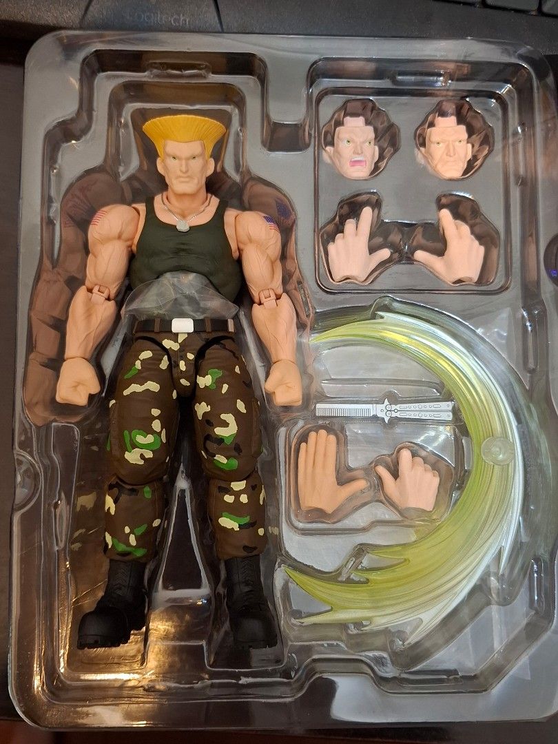 s.h.figuarts Street Fighter Guile Outfit 2 SHF 軍佬 古烈, 興趣及遊戲, 玩具 & 遊戲類 ...
