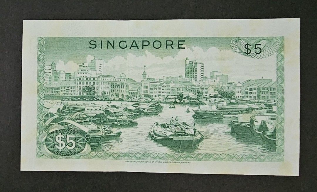 Singapore banknote Orchid LKS $5 155 Uncirculated, Hobbies & Toys ...