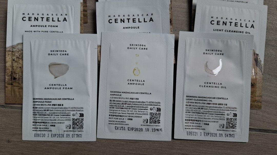 Skin1004 sample 30pcs $7, Beauty & Personal Care, Face, Face Care ...