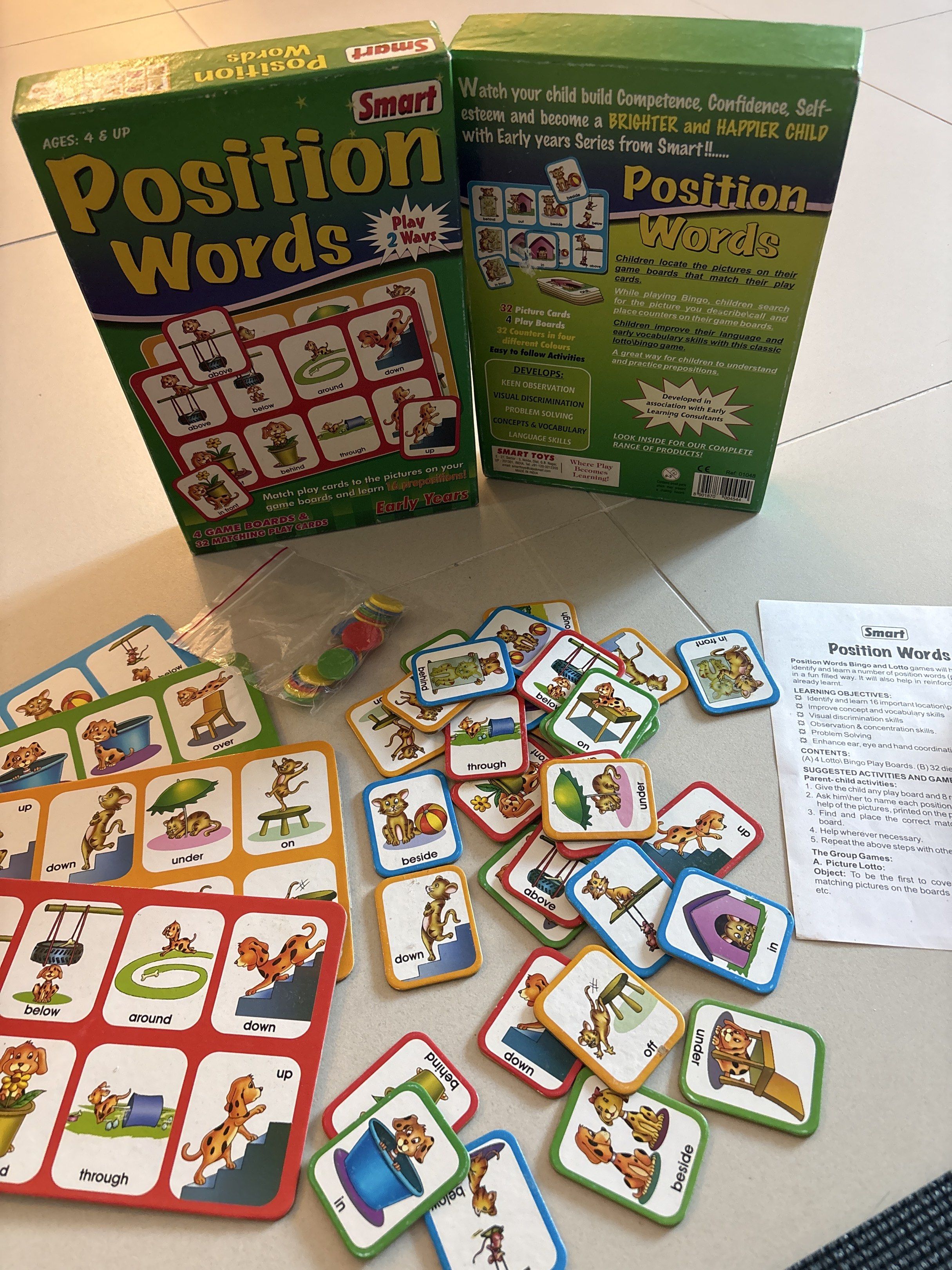 Smart Position Words Early Years Game, Hobbies & Toys, Toys & Games on ...