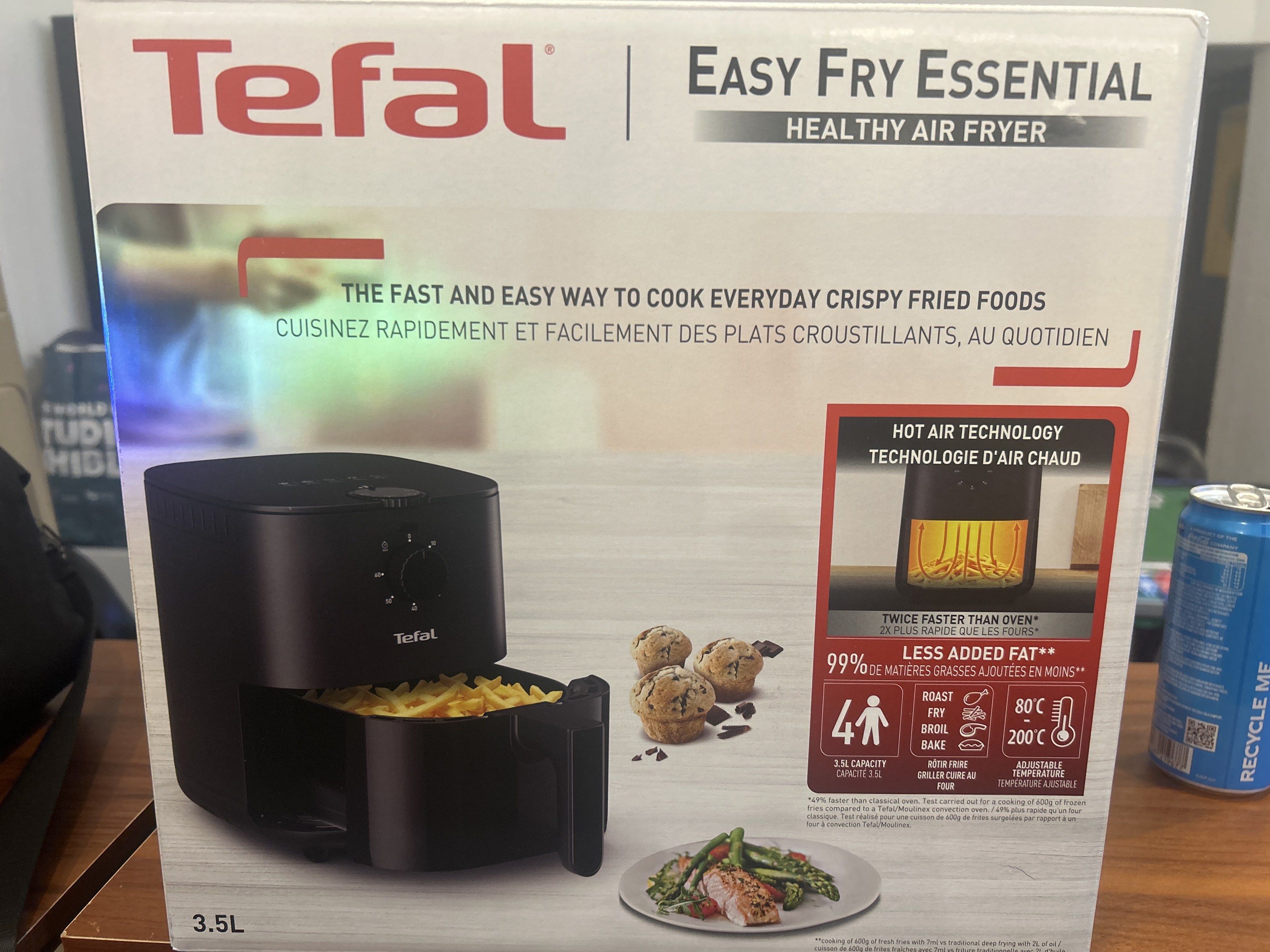 Tefal Easy Fry Essential 3.5L Air Fryer, TV & Home Appliances, Kitchen ...