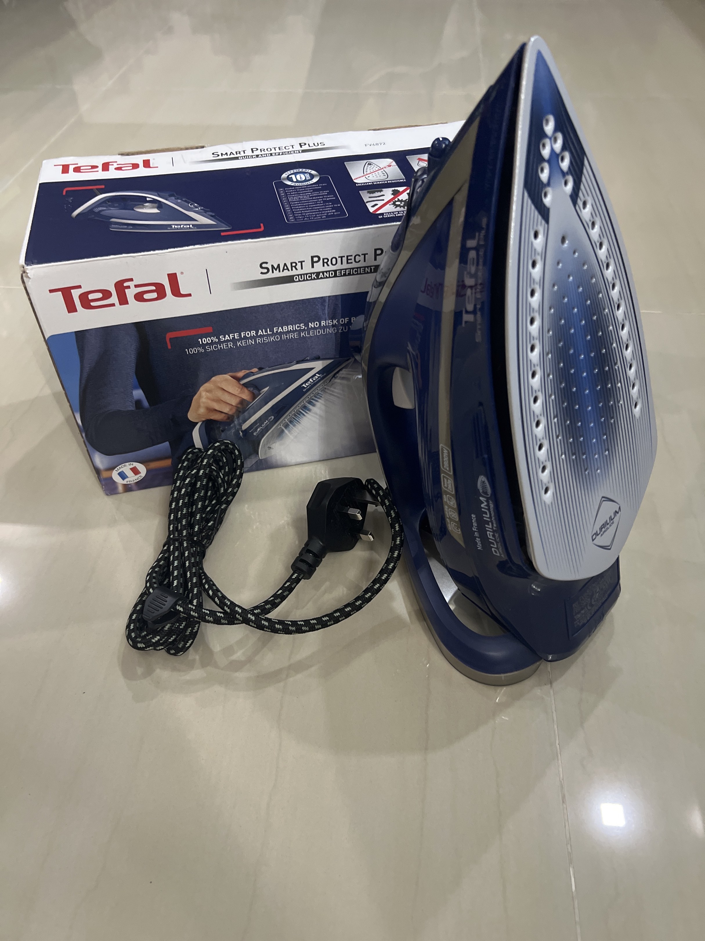 Tefal Smart Protect Plus Iron FV6872, TV & Home Appliances, Irons ...