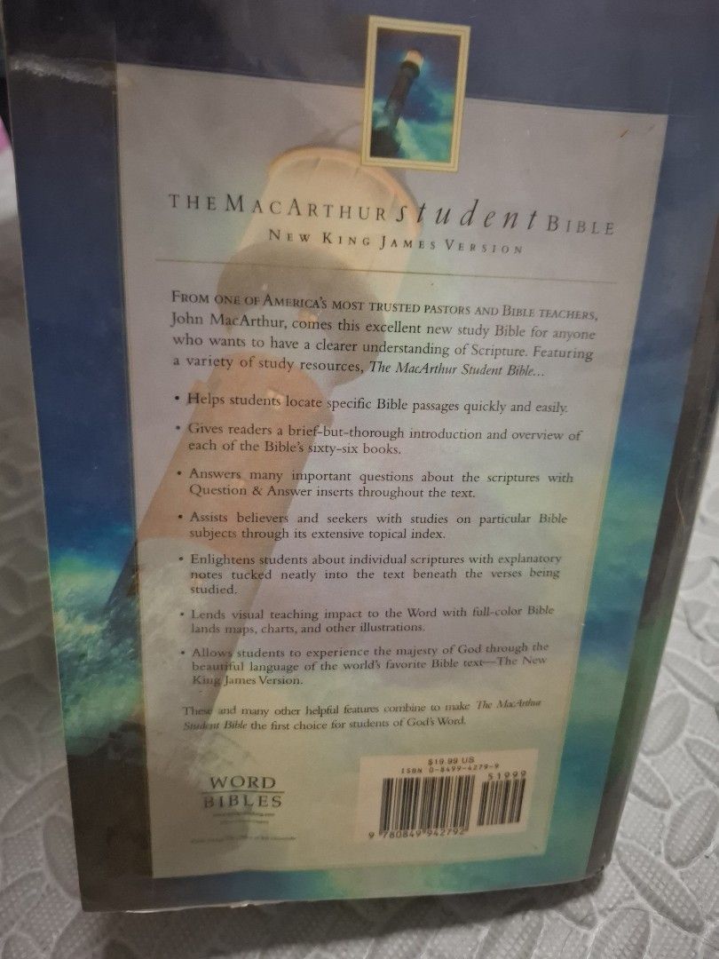 The MacArthur Student Bible - New King James Version, Hobbies & Toys ...