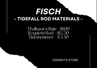 Fisch Cheapest Roblox Exalted Relic, Cosmic Relic, Requiem Rod, Wind ...