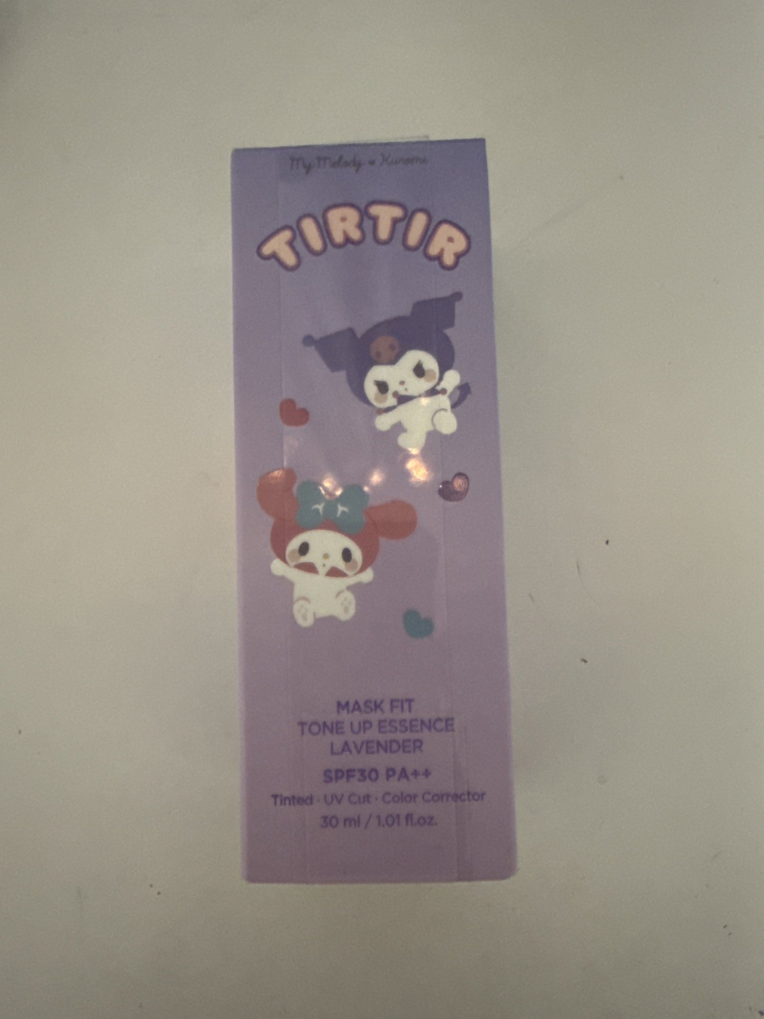 Tir tir mask fit tone up essence lavender Sanrio collab, Beauty ...