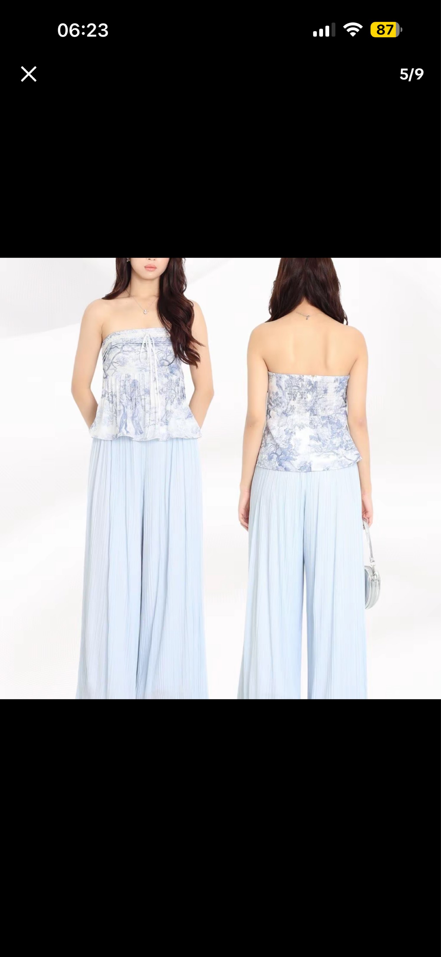 Topazette doll ribbon top toile de secret baby blue, Women's Fashion ...