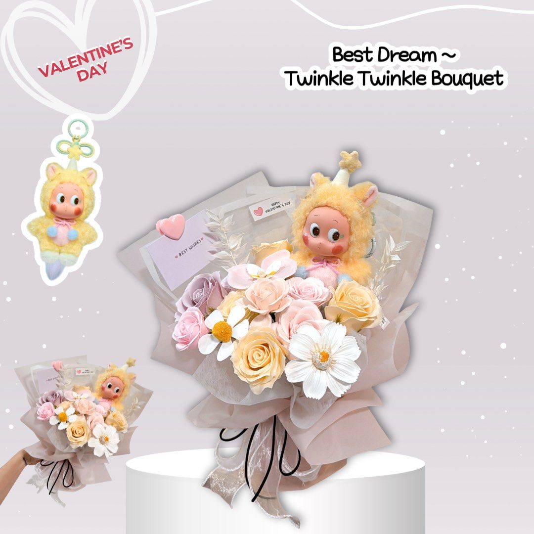 Twinkle Bright Future Soap Flower Bouquet / Valentines / 520 / Birthday ...