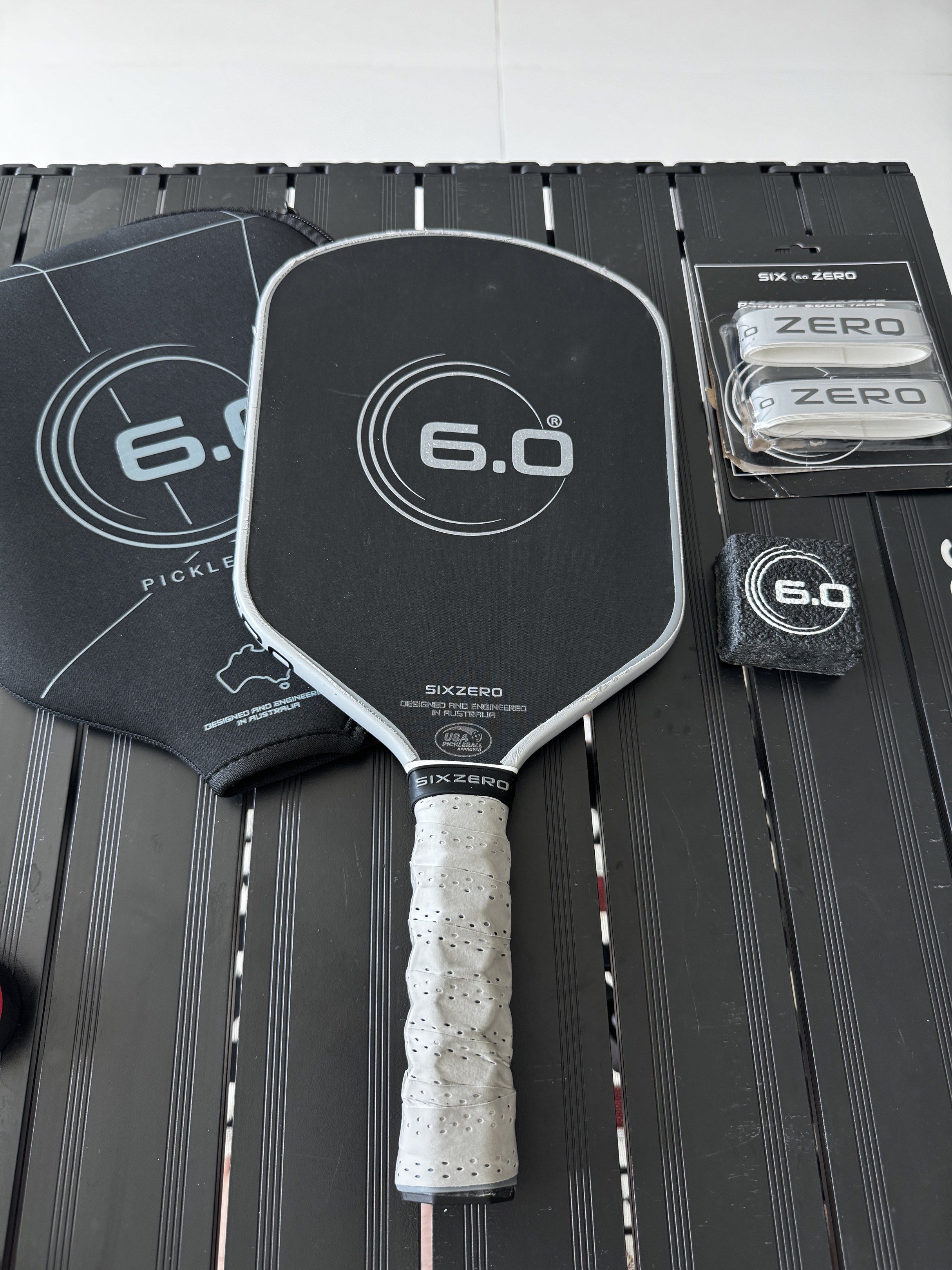 Used Six Zero Infinity Edgeless Black Diamond Power Pickleball Paddle ...