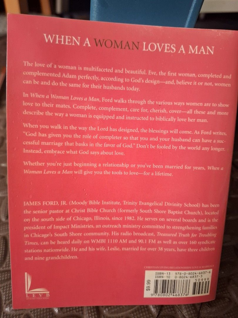 When a Woman Loves a Man by James Ford Jr., Hobbies & Toys, Books ...