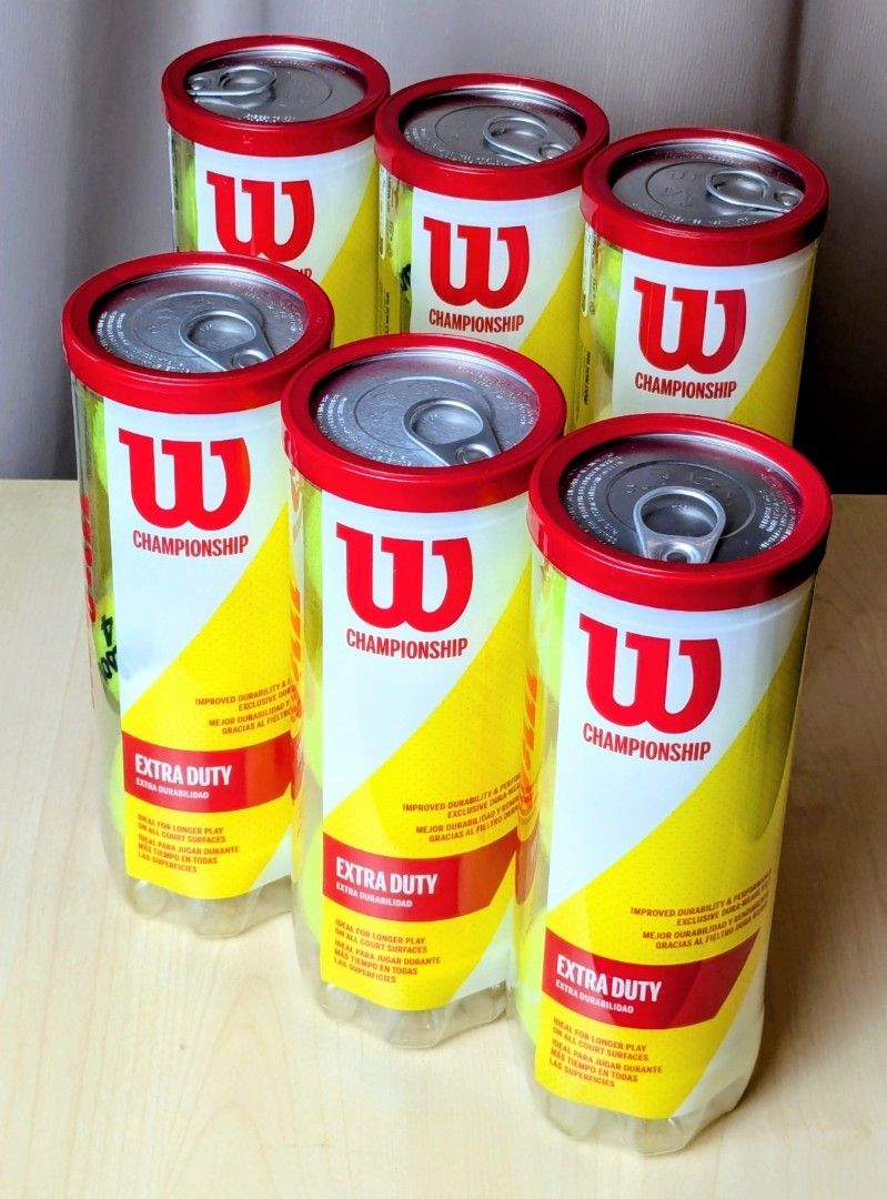 Wilson Championship Extra Duty Tennis Balls, Sports Equipment, Sports ...