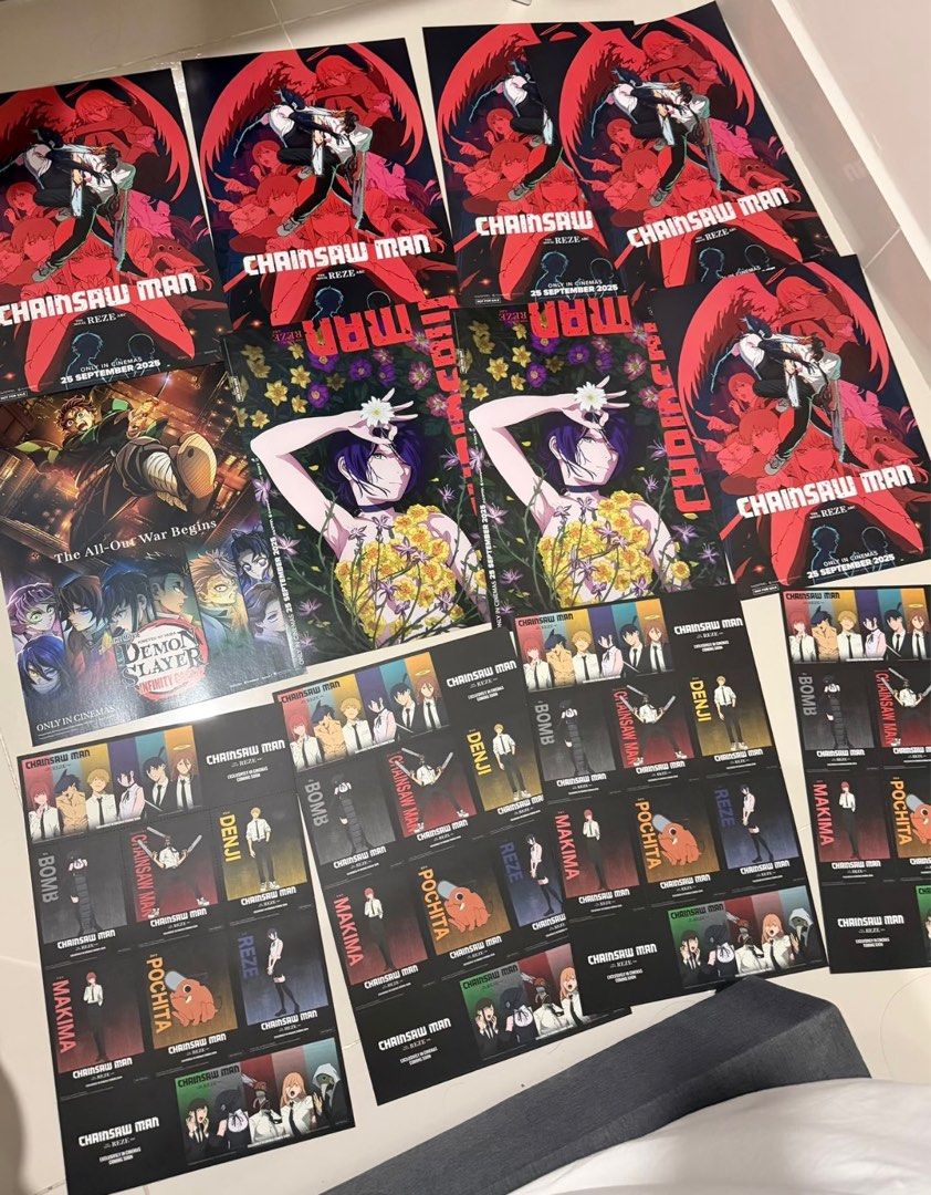 WTS Chainsaw man movie reze arc poster, Hobbies & Toys, Toys & Games on ...