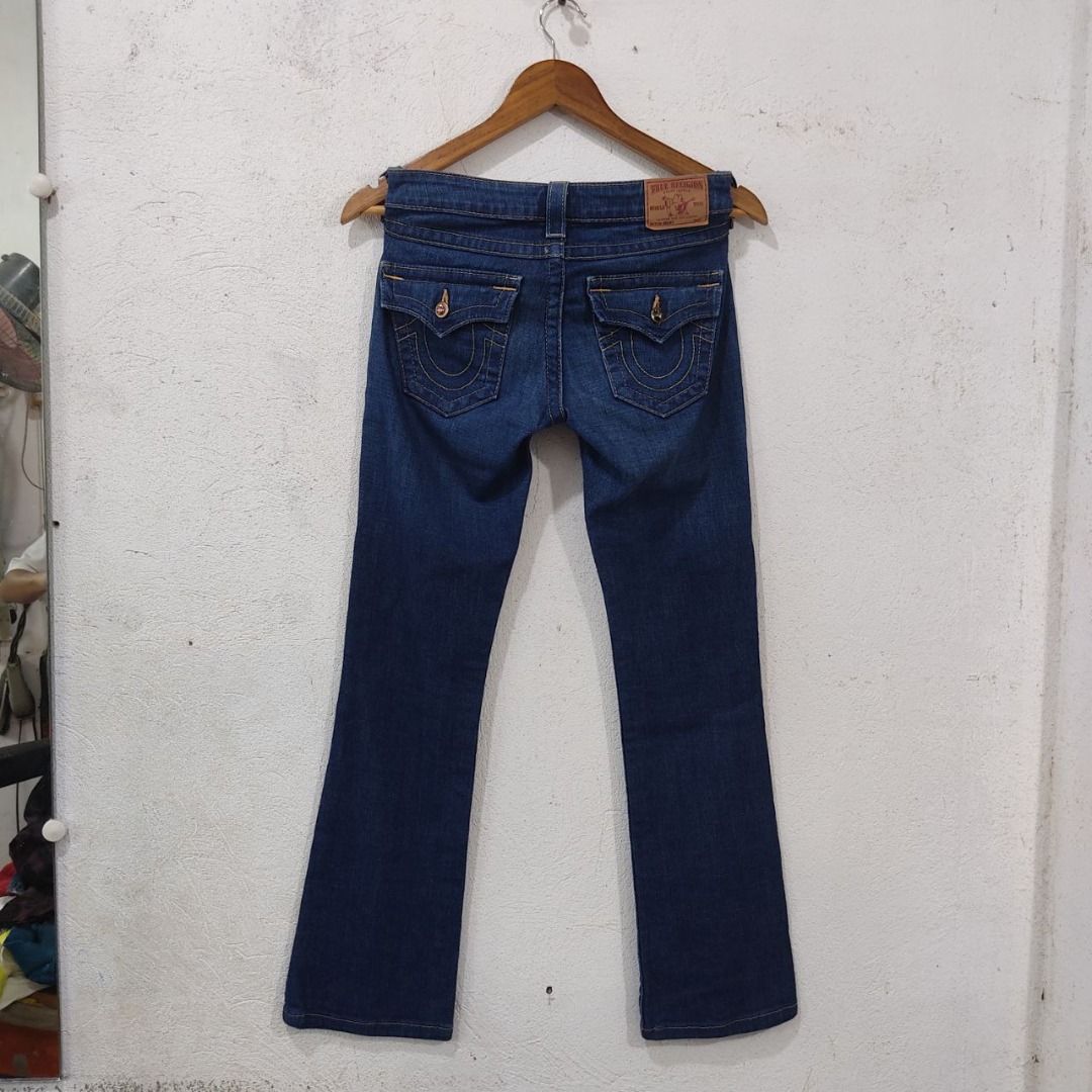 y2k True Religion Becky Boot Cut Jeans Size 28, Women's Fashion ...
