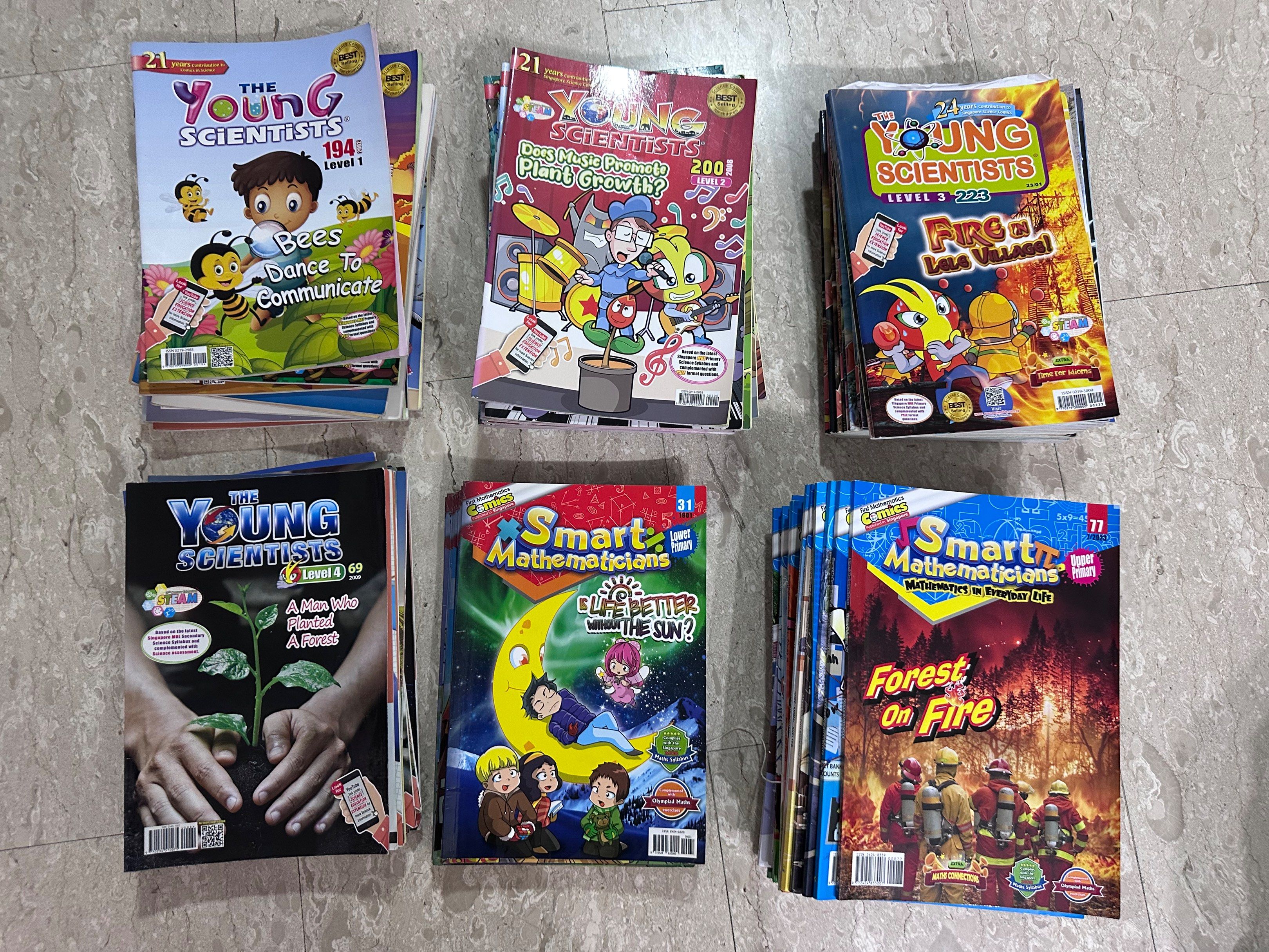 Young Scientists & Smart Mathematicians Magazines bundle, Hobbies ...