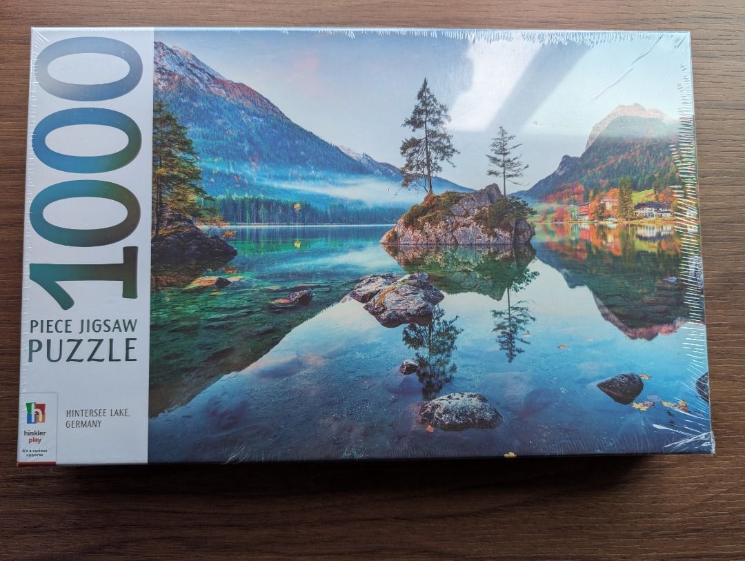 1000 Piece Jigsaw Puzzle - Scenic Lake, Hobbies & Toys, Toys & Games on ...