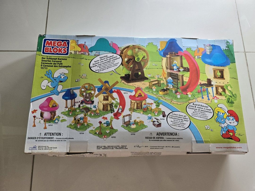 10713 The Smurfs Carnival MEGA Bloks Building Set LEGO lego, Hobbies ...
