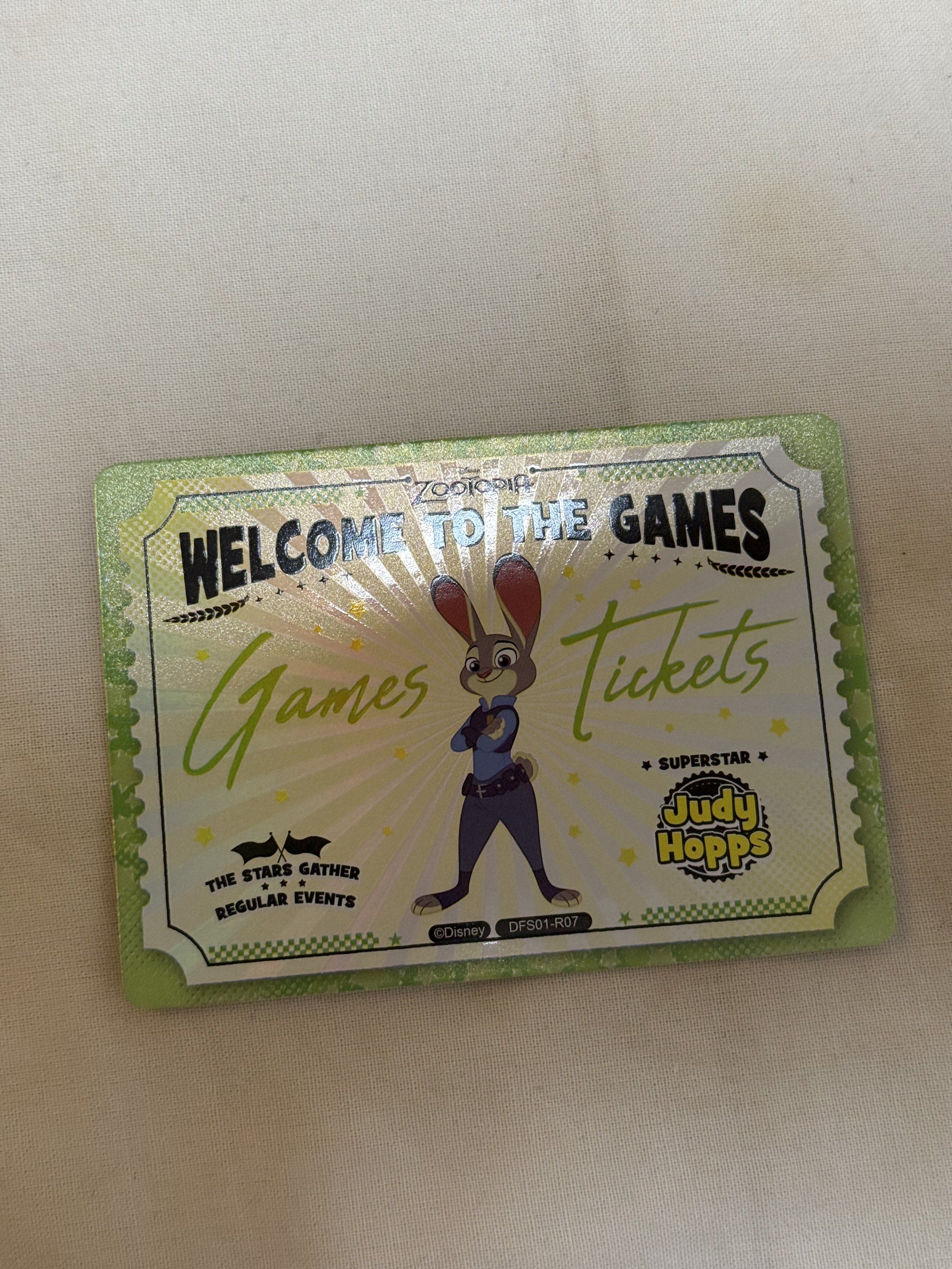 2024 card.fun Disney All-Star Sports Judy Hopps (Invitation/Games ...