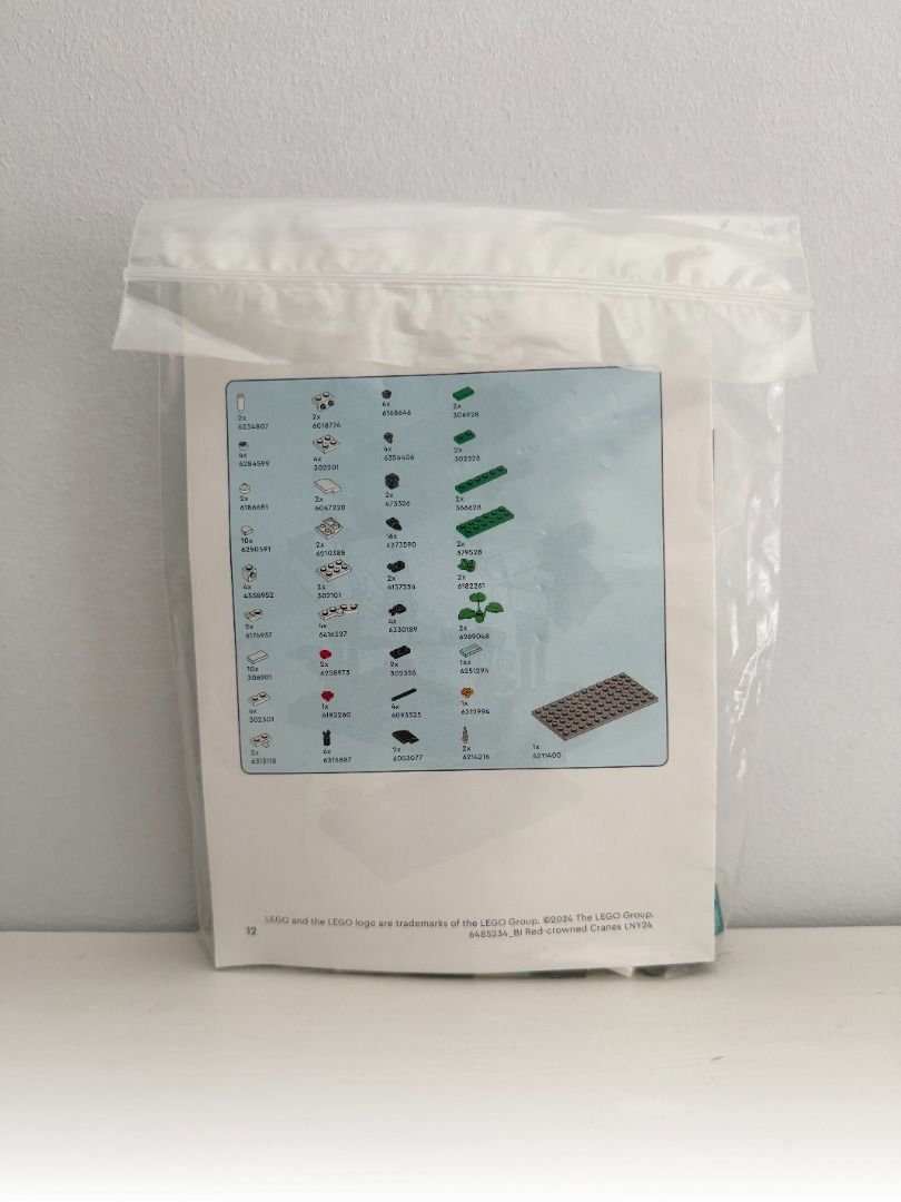 2024 Lego Red-Crowned Cranes (Limited Edition), Hobbies & Toys, Toys ...