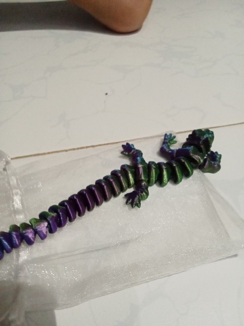 3D Printed Articulated Lizard Figurine, Hobbies & Toys, Toys & Games on ...