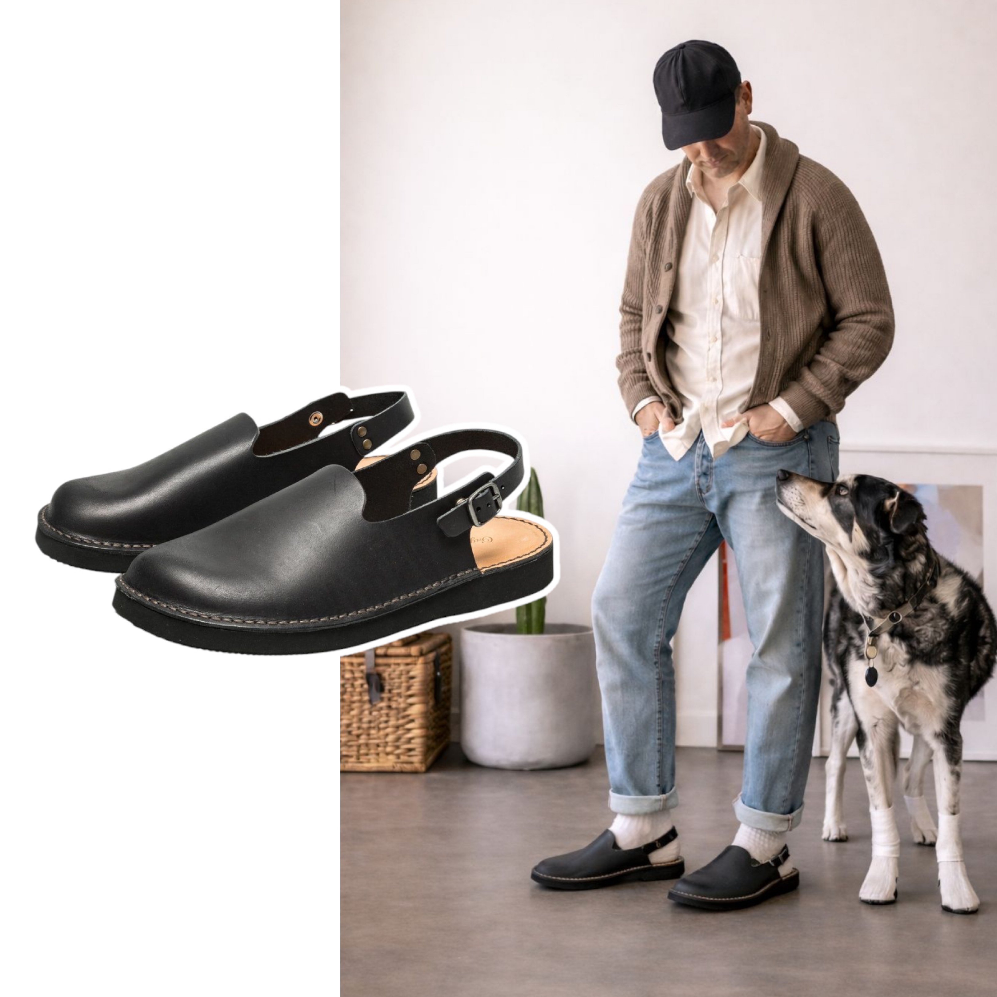 [44] 🇯🇵 Organic Handloom Meissen Sandal, Fesyen Pria, Sepatu , Sandal ...