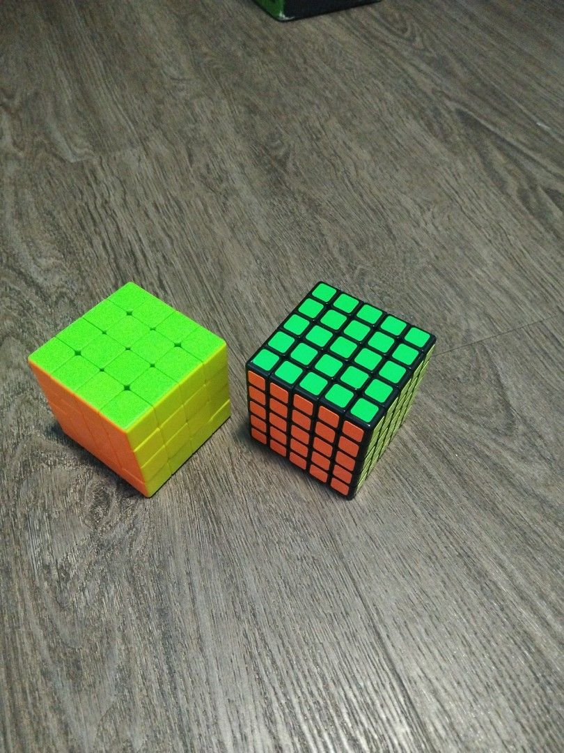 4x4 and 5x5 Rubik's Cube - Speed Cube, Hobbies & Toys, Toys & Games on ...