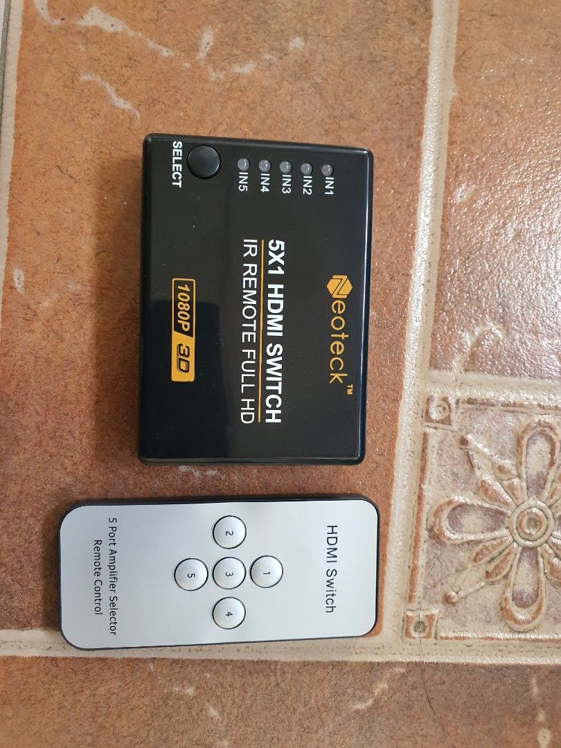 5 in 1 Hdmi switch, Computers & Tech, Parts & Accessories, Cables ...