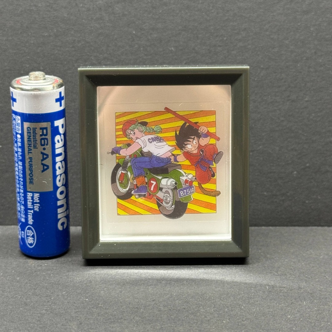 Bandai Dragon Ball Z DBZ Window Frame Art Collection Goku and Bulma ...