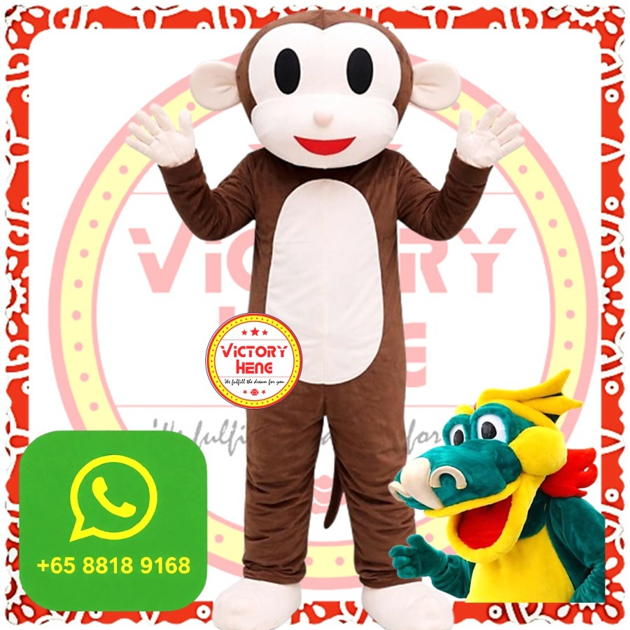 🐵 Paul Monkey Mascot, Hobbies & Toys, Occasions & Party Supplies on ...